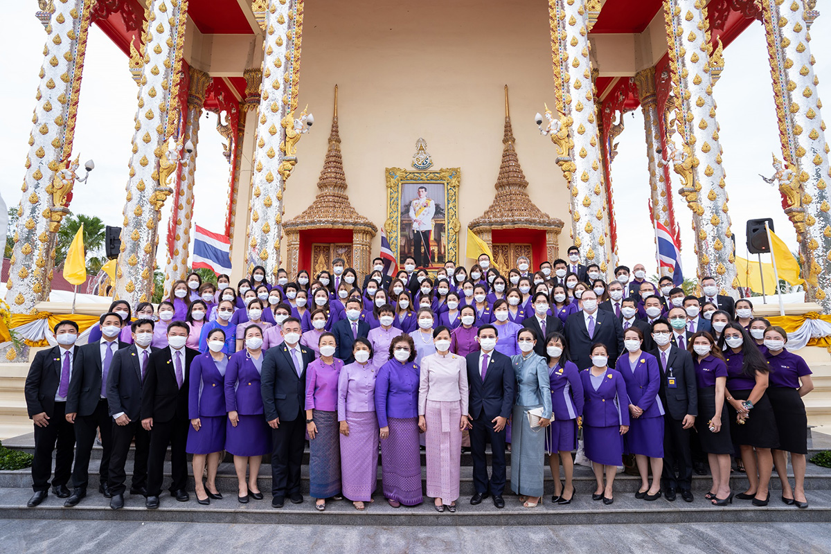 ธนาคารไทยพาณิชย์จัดพิธีถวายผ้าพระกฐินพระราชทาน ประจำปี 2564
