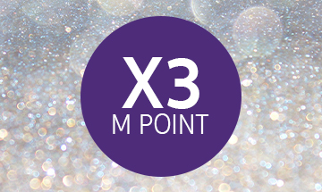 รับคะแนนสะสม M Point X3 เมื่อช้อปภายในห้างฯ