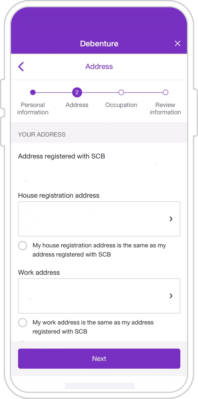 Edit Persona information