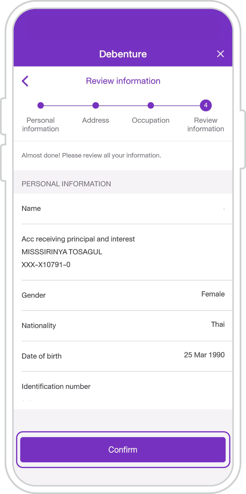 Registration for opening EASY-D Debenture Account and for Using ...