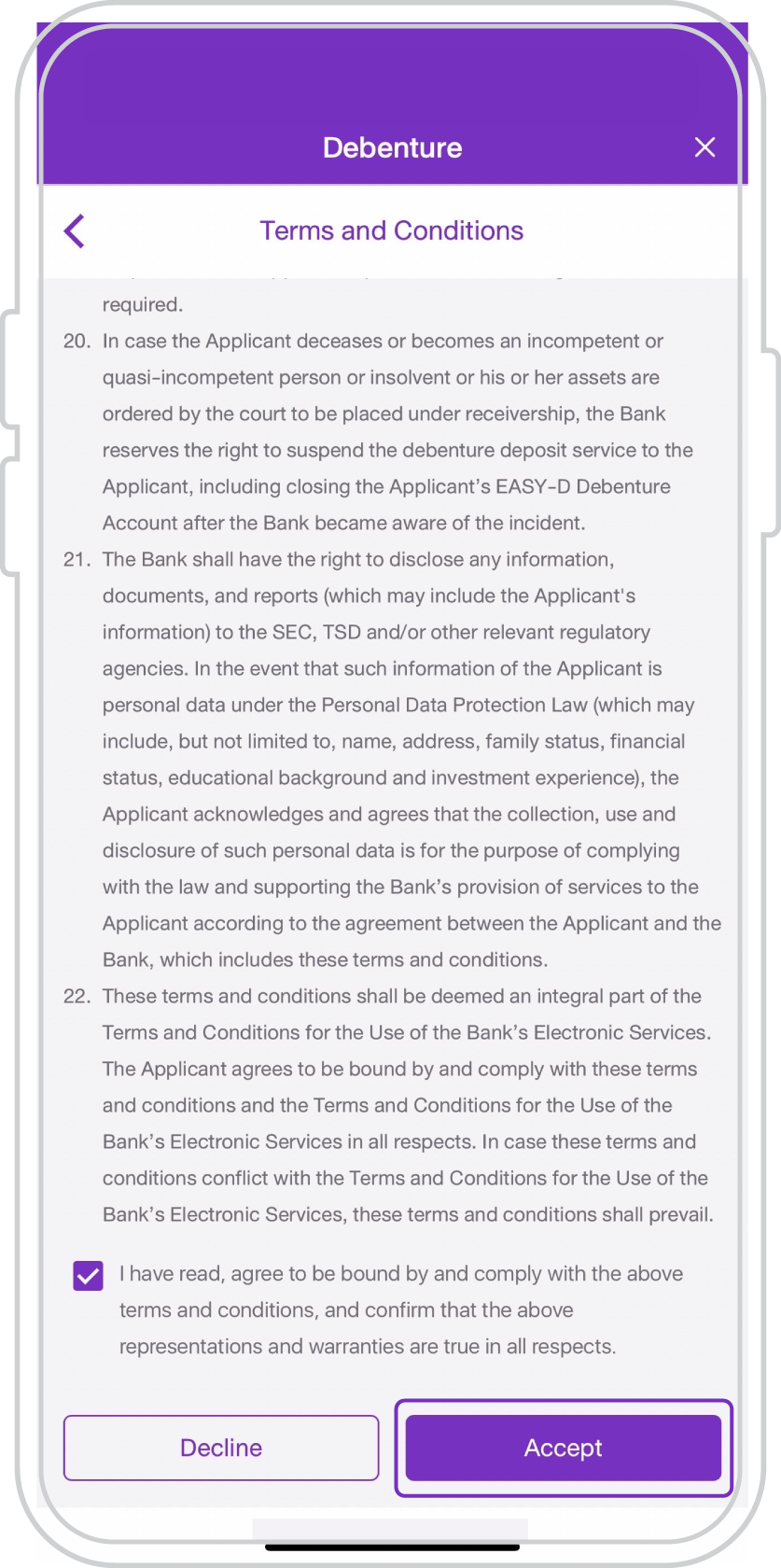 Registration for opening EASY-D Debenture Account and for Using ...