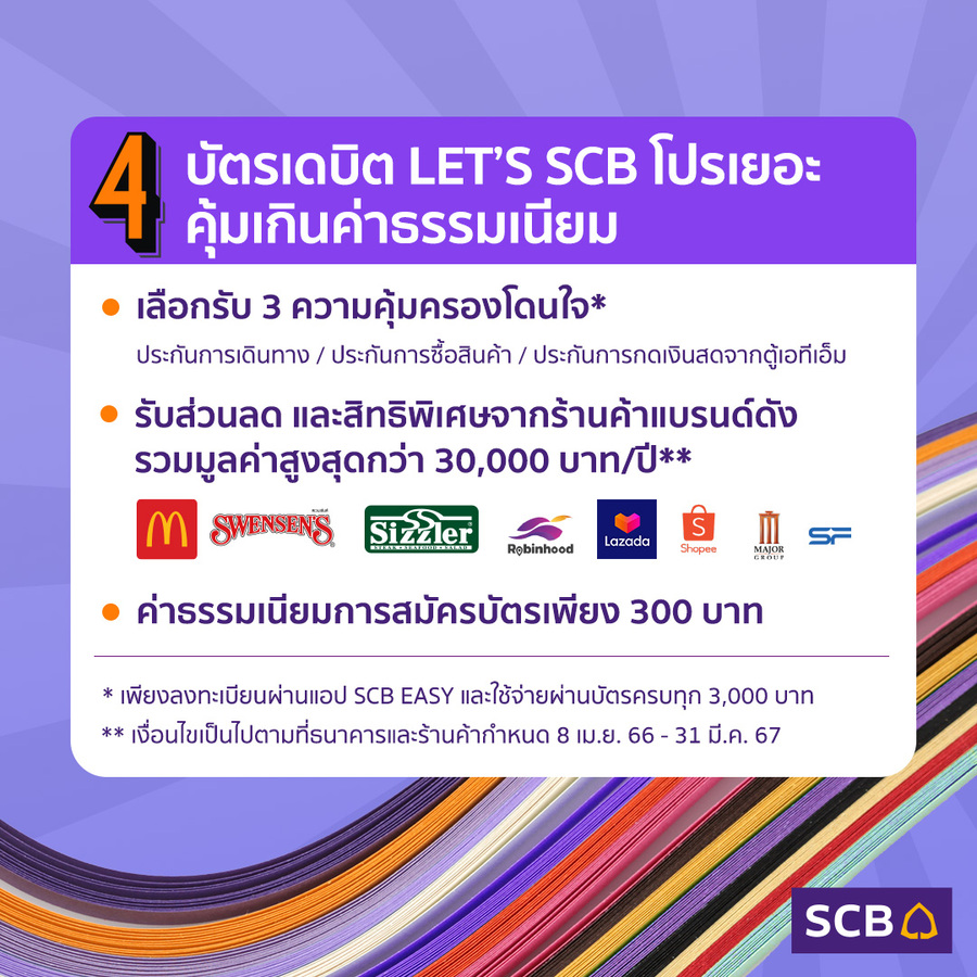 6 ข้อดีแค่มีบัตรเดบิตติดกระเป๋าสตางค์
