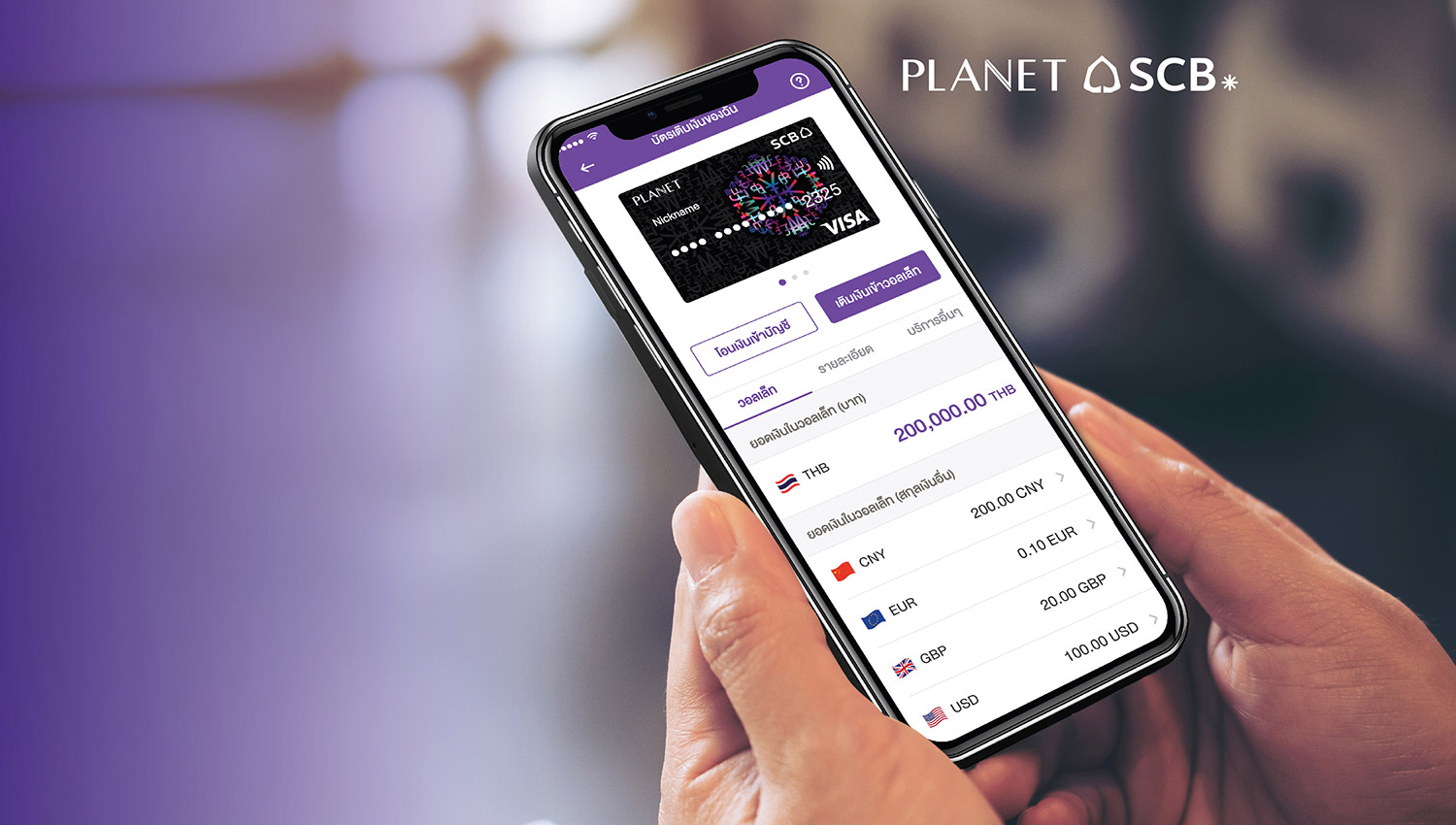 แลกเงินเรทดีง่ายๆ ด้วยบัตร PLANET SCB