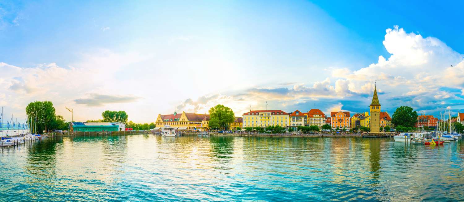 Lake Constance, one lake, three countries, Switzerland, Germany, Austria