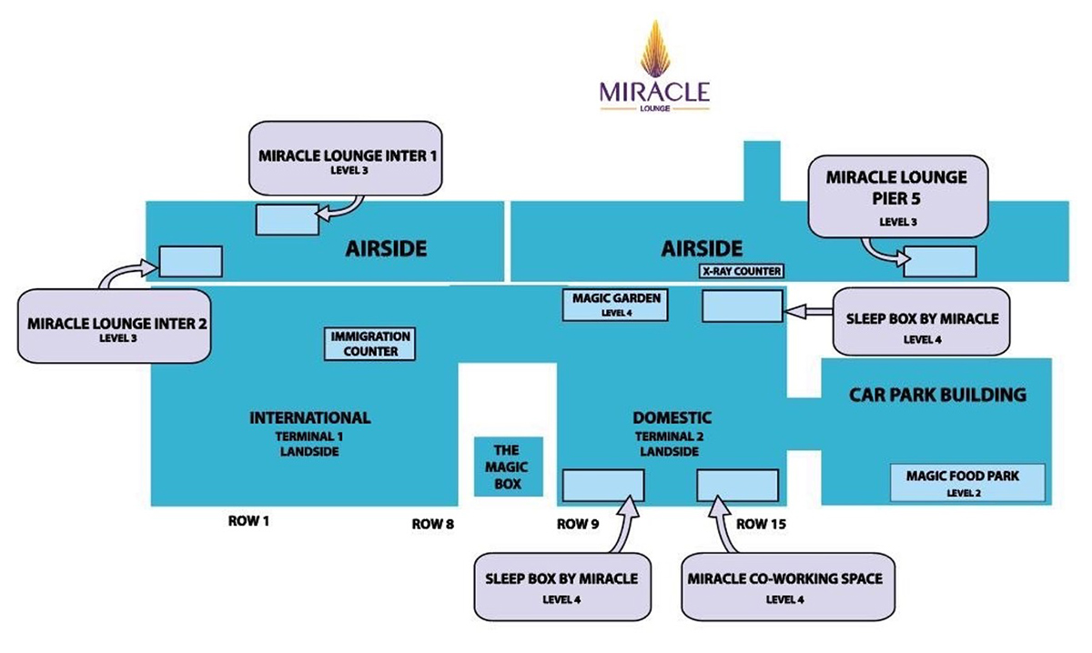 Miracle Lounge พักเลาจน์หรูก่อนบิน ฟินทุกไฟลต์