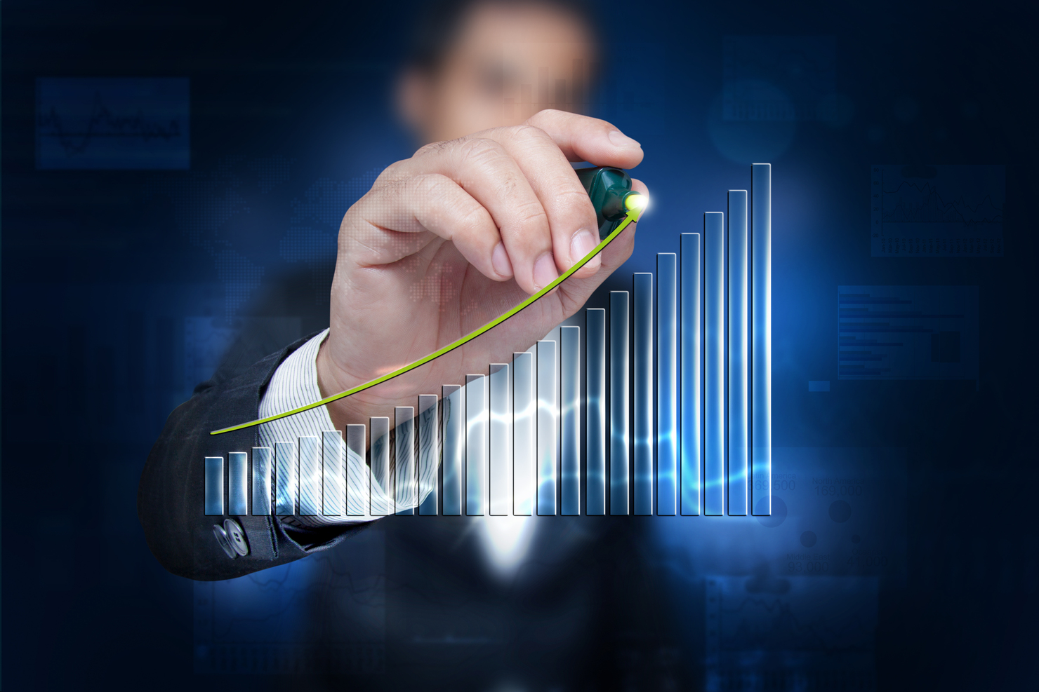 Signs indicating the rise of stock market
