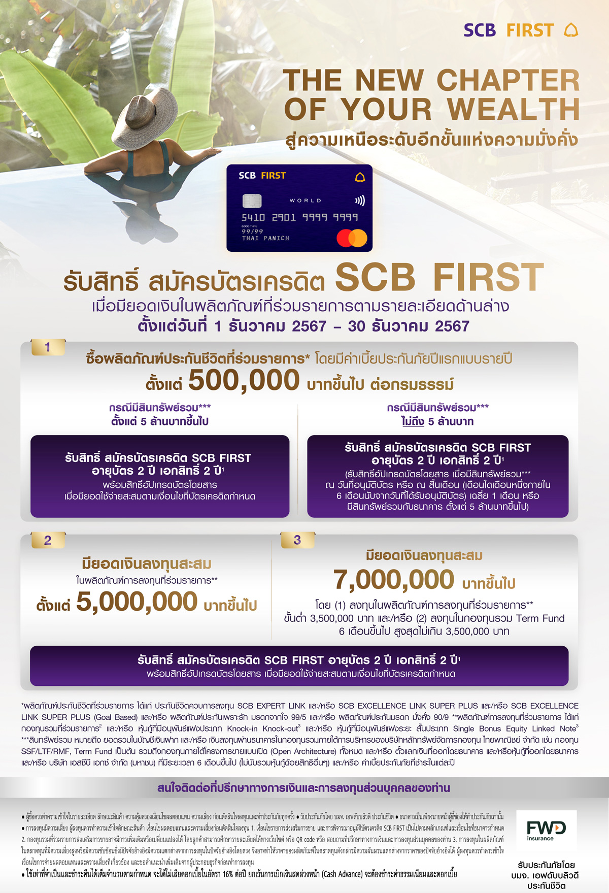 The New Chapter of Your Wealth สู่ความเหนือระดับอีกขั้นแห่งความมั่งคั่ง