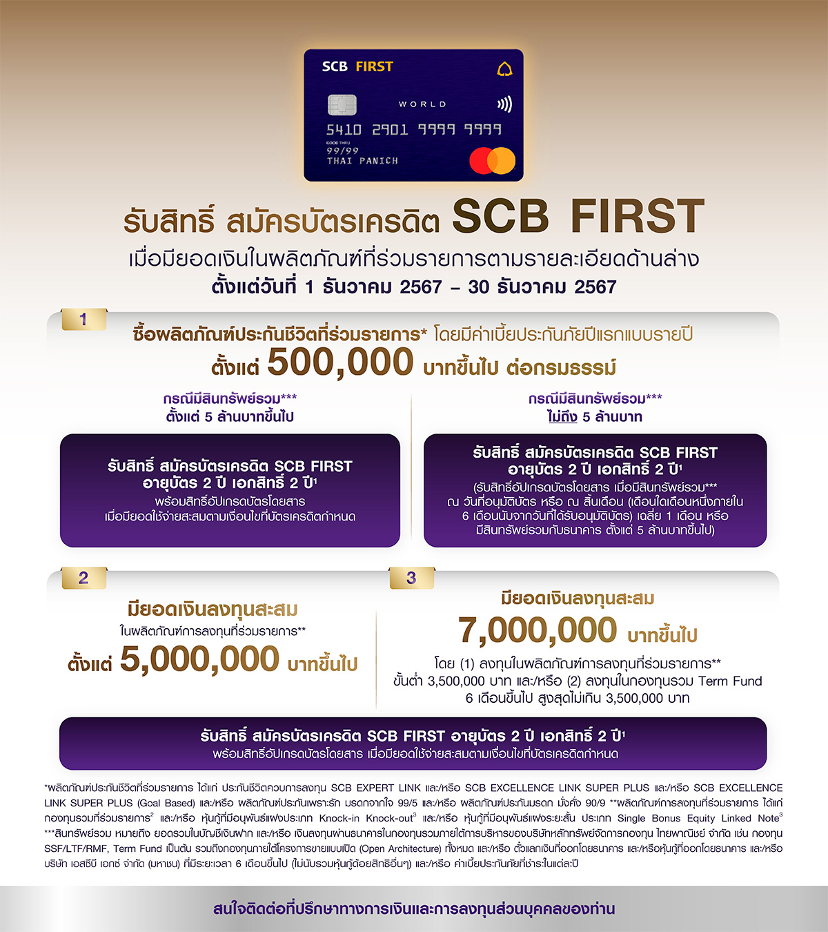 The New Chapter of Your Wealth สู่ความเหนือระดับอีกขั้นแห่งความมั่งคั่ง